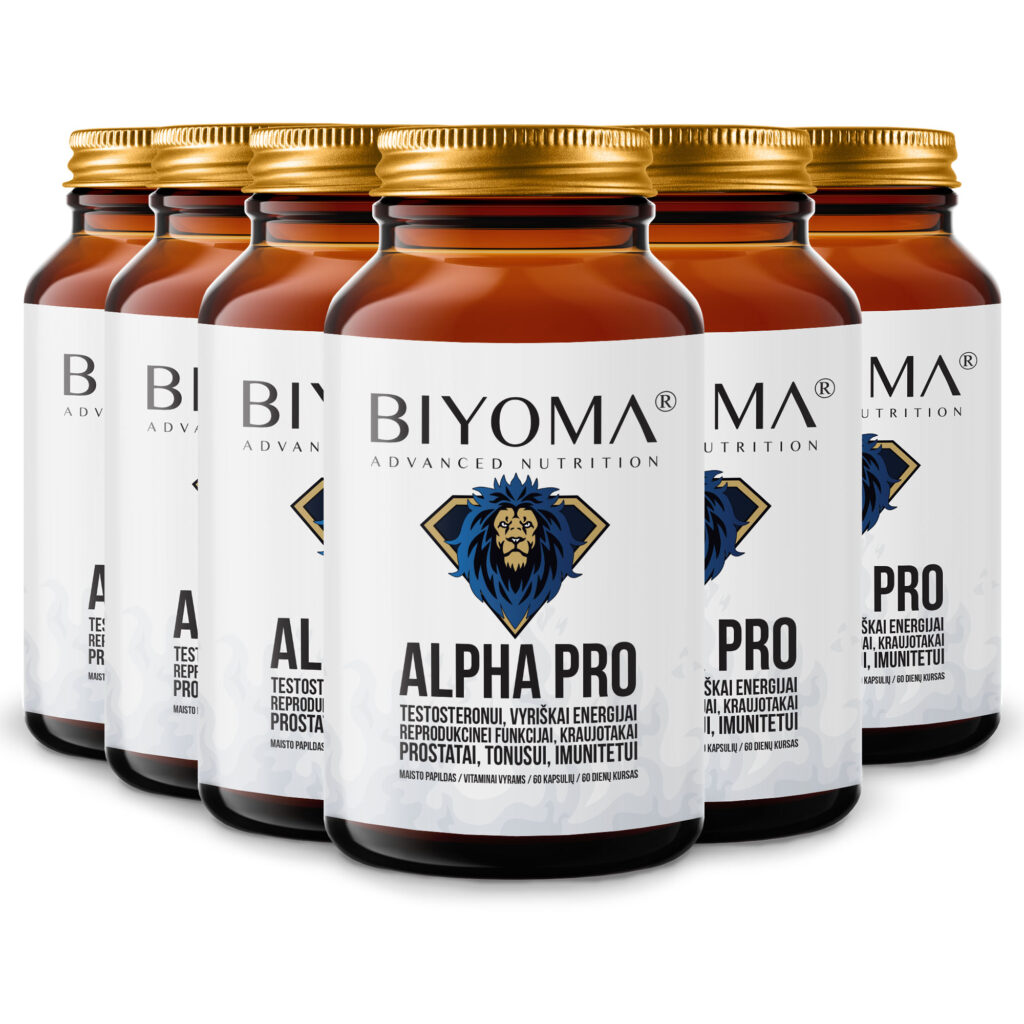 Maisto papildai ir vitaminai vyrams, testosteronui, prostatai